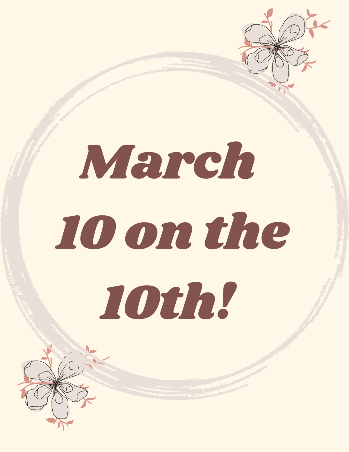 March 10 on the 10th! - Marsha in the Middle