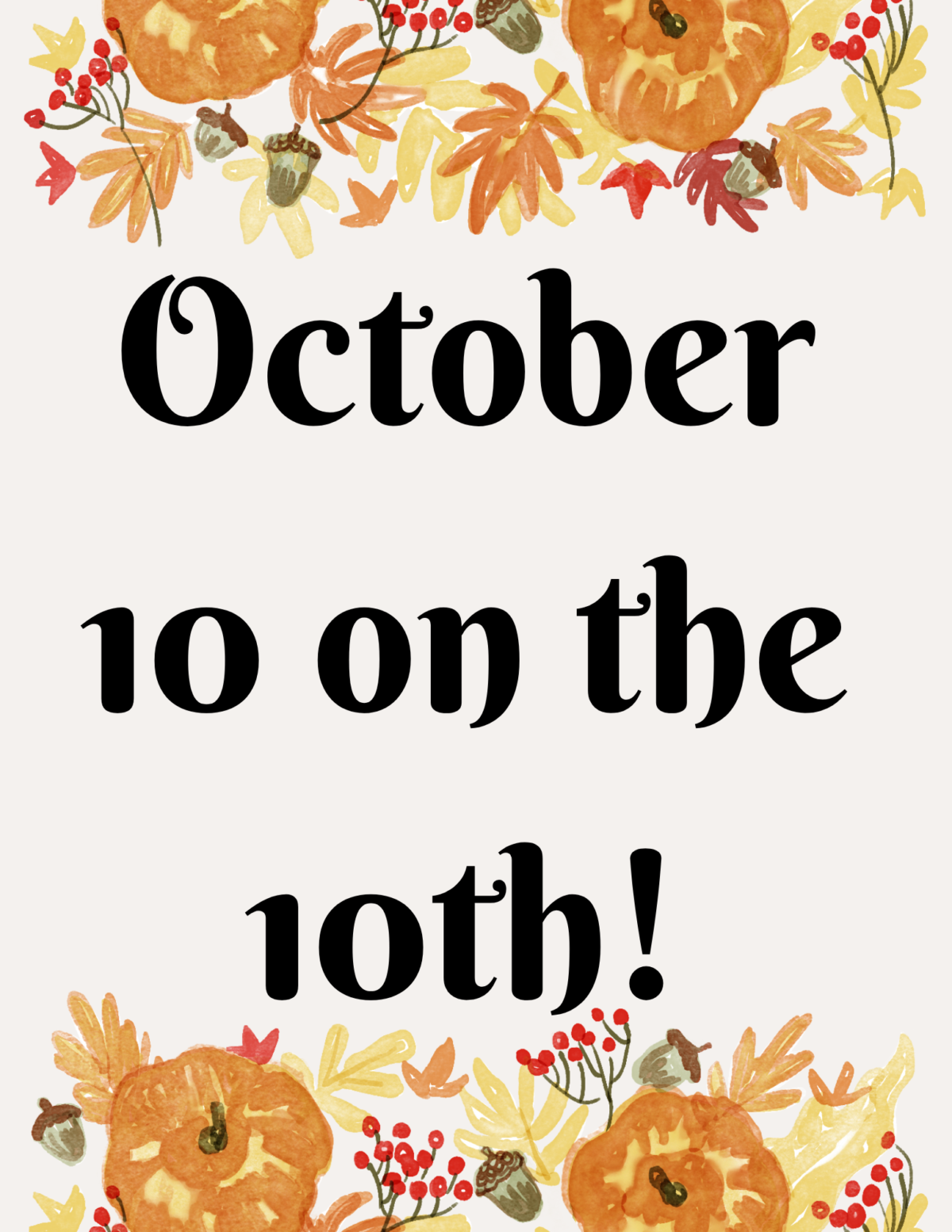 October 10 on the 10th: Preview - Marsha in the Middle